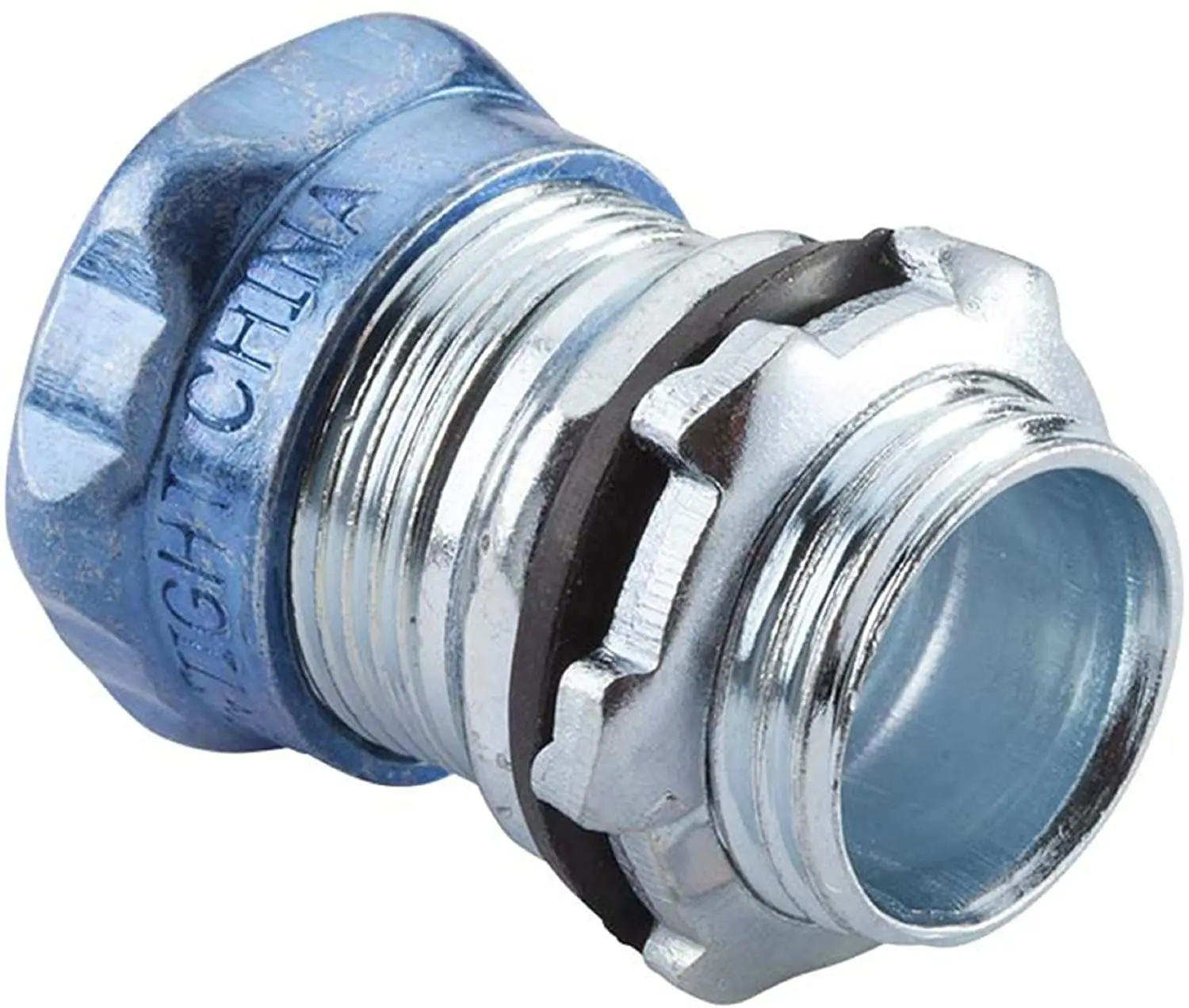 Steel Raintight EMT Compression Connectors - High Quality