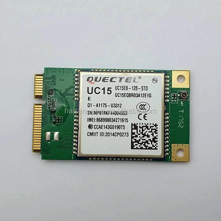 Quectel UMTS/HSDPA 3G module UC15-E MiniPCle BORD GSM GPRS Réseaux 3G ...