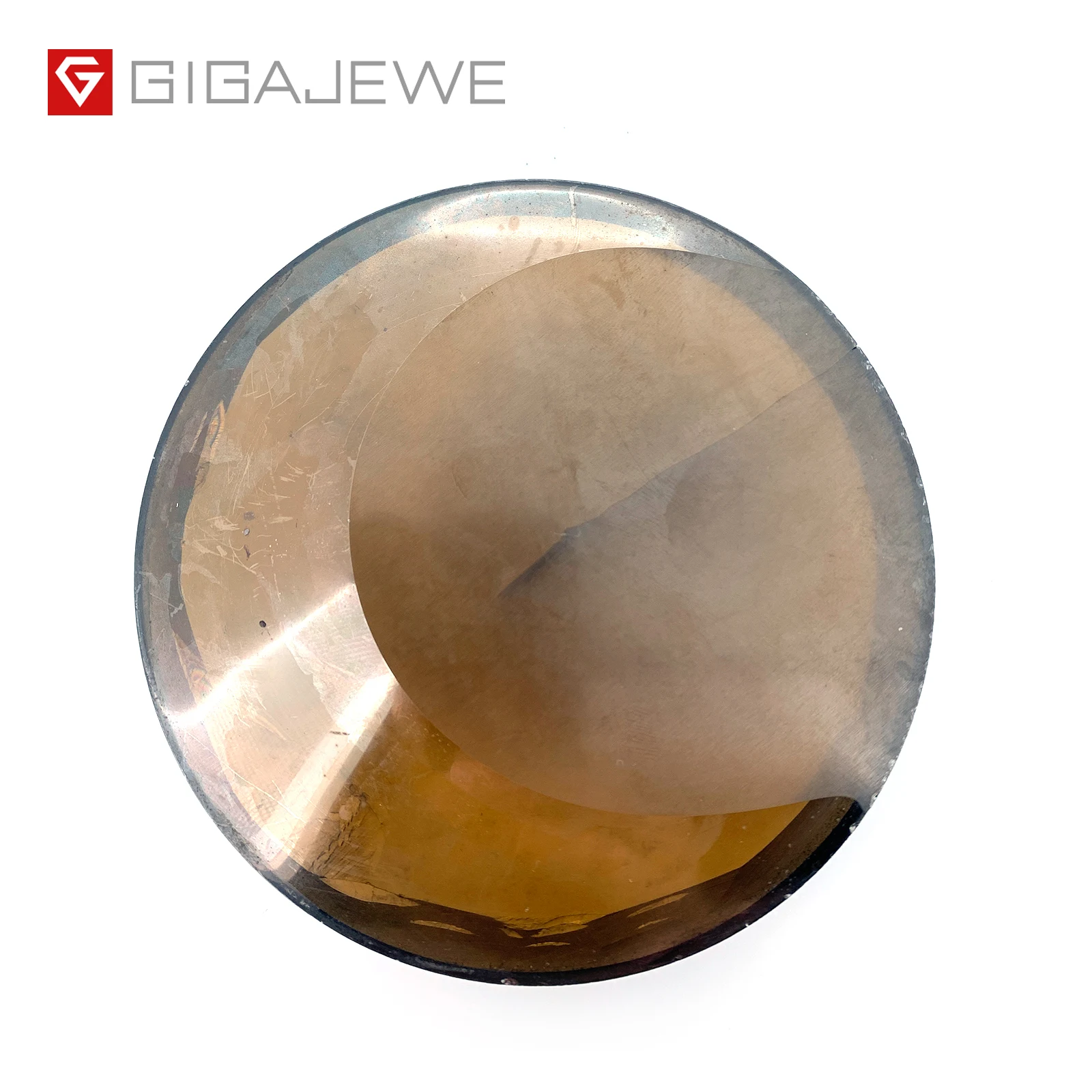 Gigajewe Rough Moissanite Raw Golden Sic Wafer Jewelry Making Supplies ...