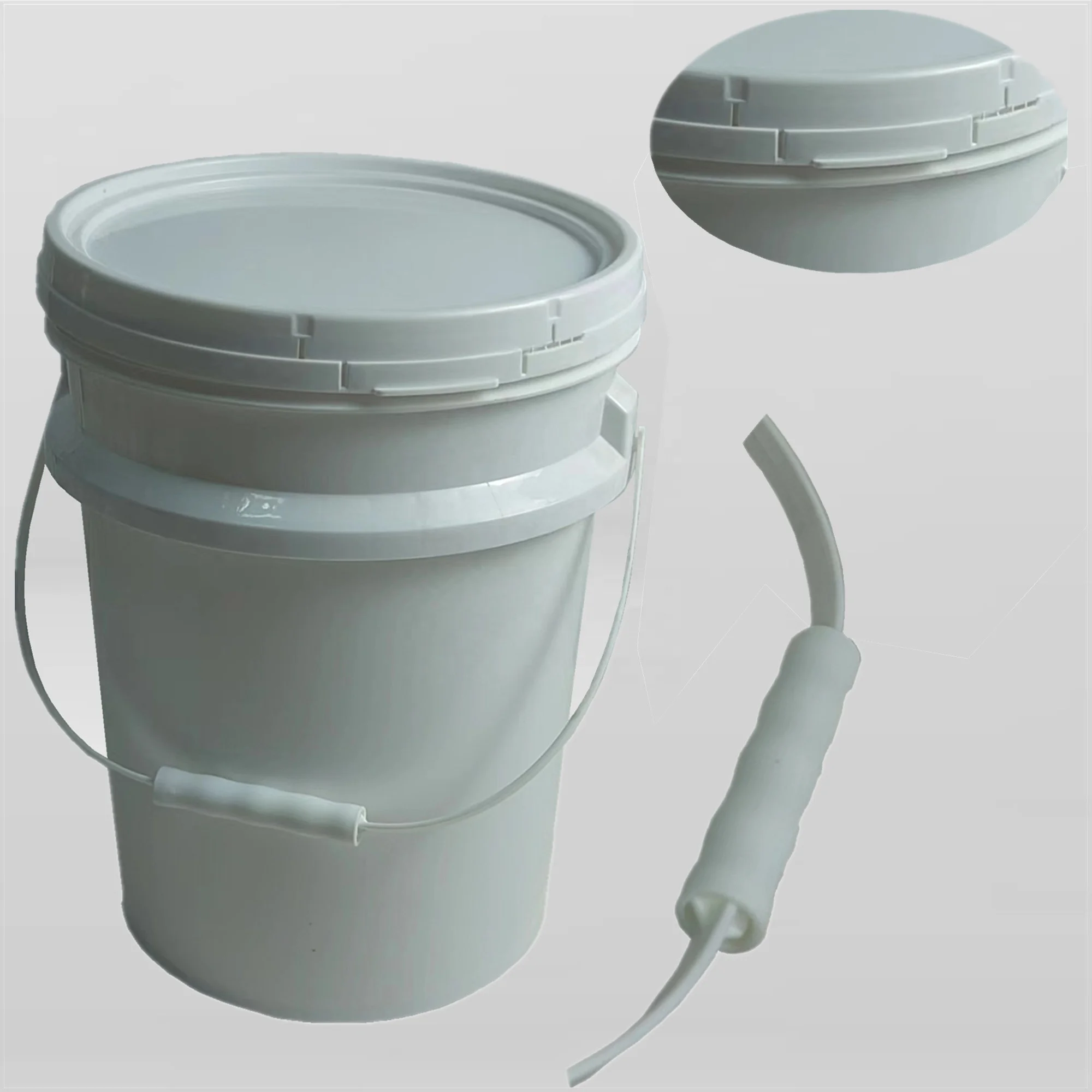 Durable 5L Plastic Buckets - Ideal for Paint and Food Storage