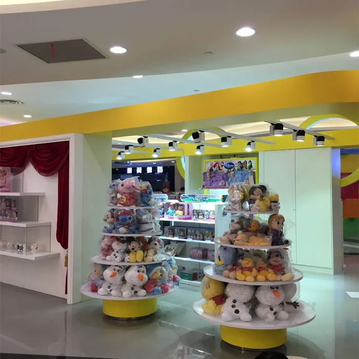 Custom Wood 4 Tier Display Stand for Shop Toys - Durable & Stylish