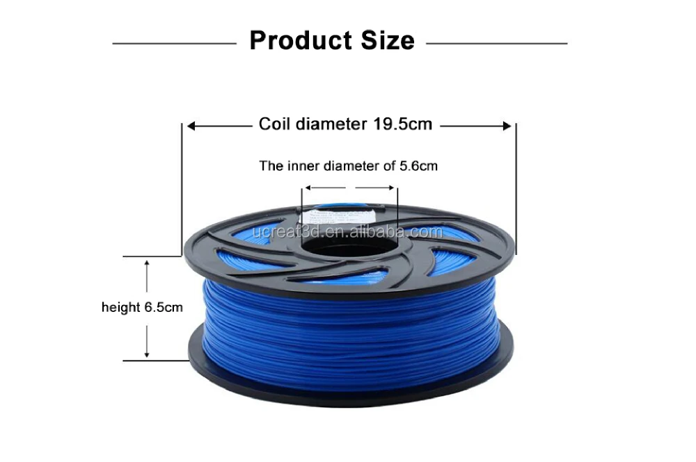 CREAT3D PETG 1.75mm/3mm/2.85mm 3d Printer Filament Metal Optional ...
