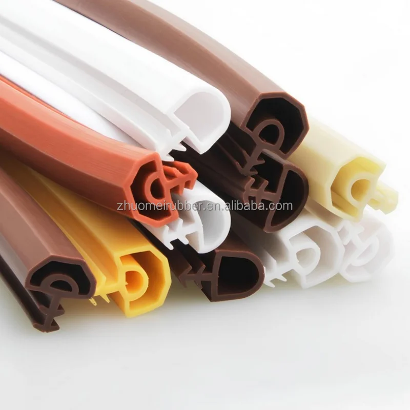 Extruded EPDM TPE PVC Silicone Soft Rubber Seal Gasket Trim Strip for ...