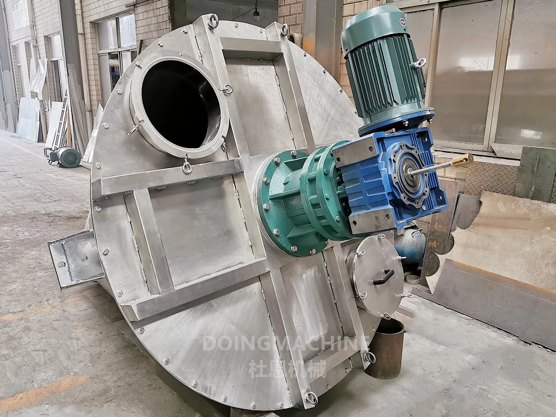 DHS Series Stainless Steel Conical Auger Screw Mixer