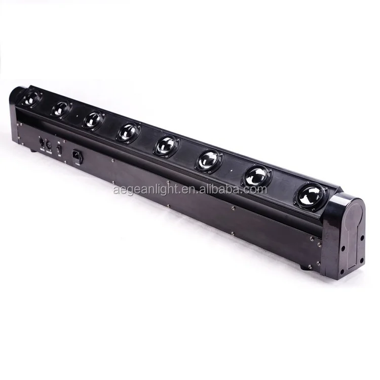 8 Eye LED Moving Beam - RGBW White Stage Lights by AEGEO