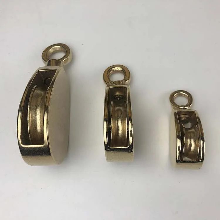 Marine Type Ship Brass Signal Flag Hook Pulley Block IMPA CODE 371585