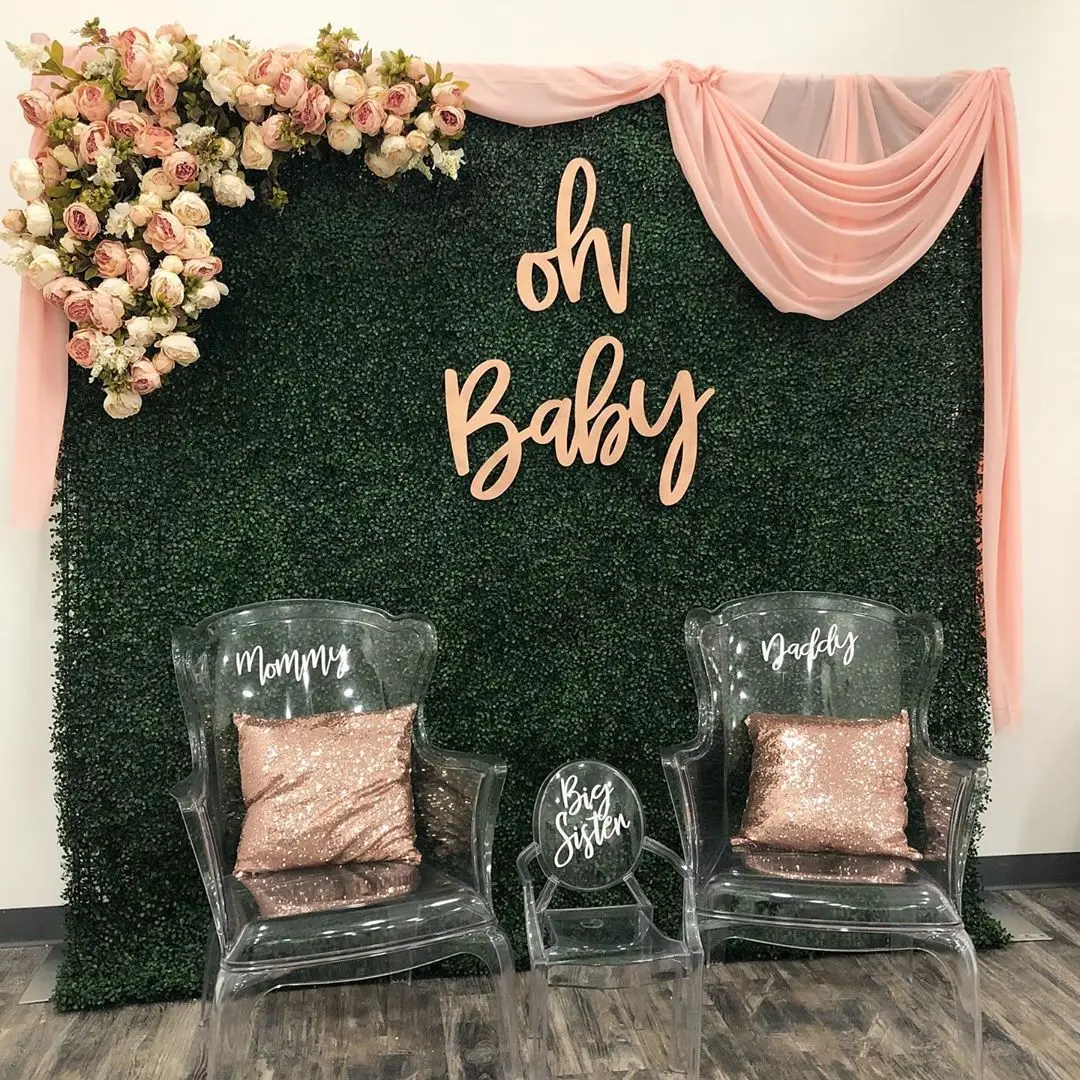 Luxury Green Artificial Grass Wall Backdrop For Wedding Outdoor ...