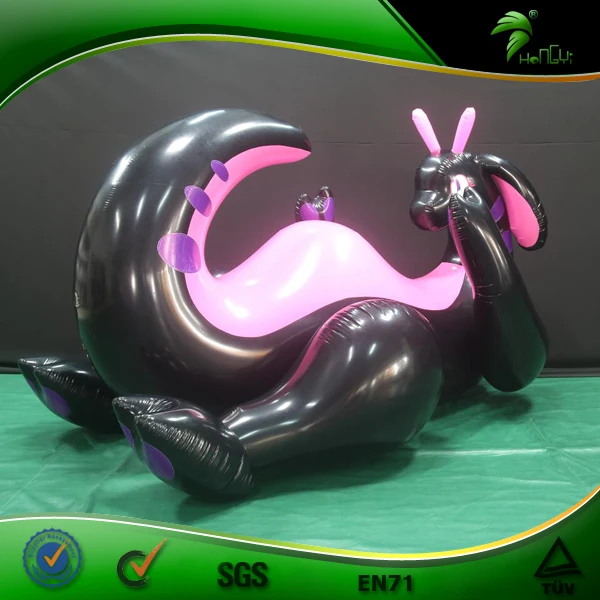 Squeaky Inflatable Goodra Hongyi Inflatable Dragon Toy Glossy