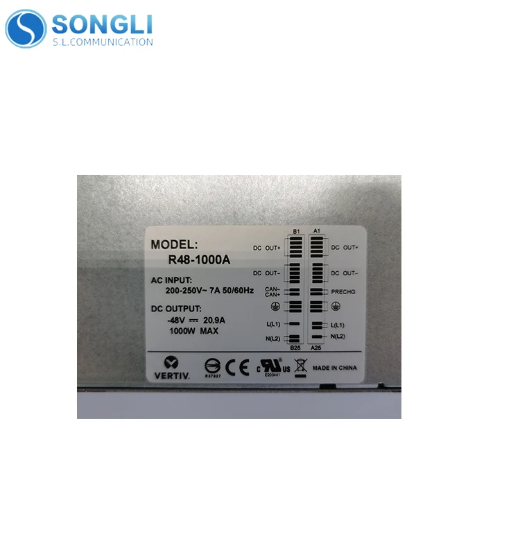Vertiv Rectifier Module R48-1000a 48v 30a 2000w Single Emerson Telecom ...