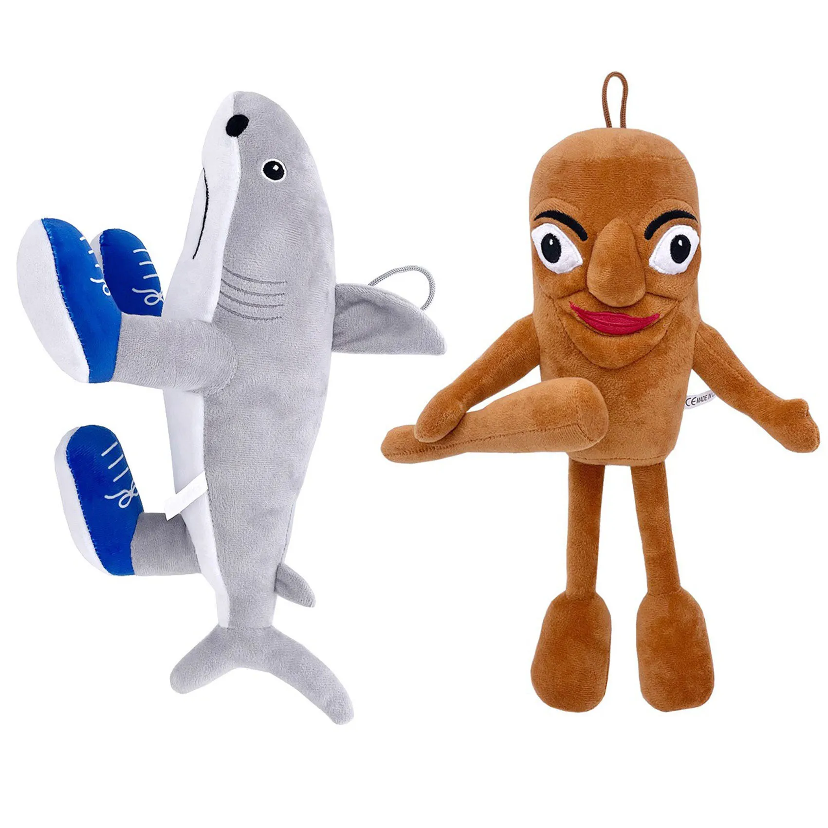 Funny Tung Tung Tung Sahur Figure Shark Plush Toy Design