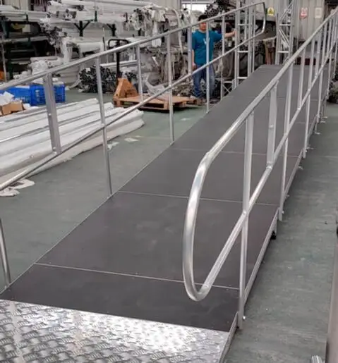 Dragonstage Aluminum Truss Movable Working Ramp for Music Stage ...