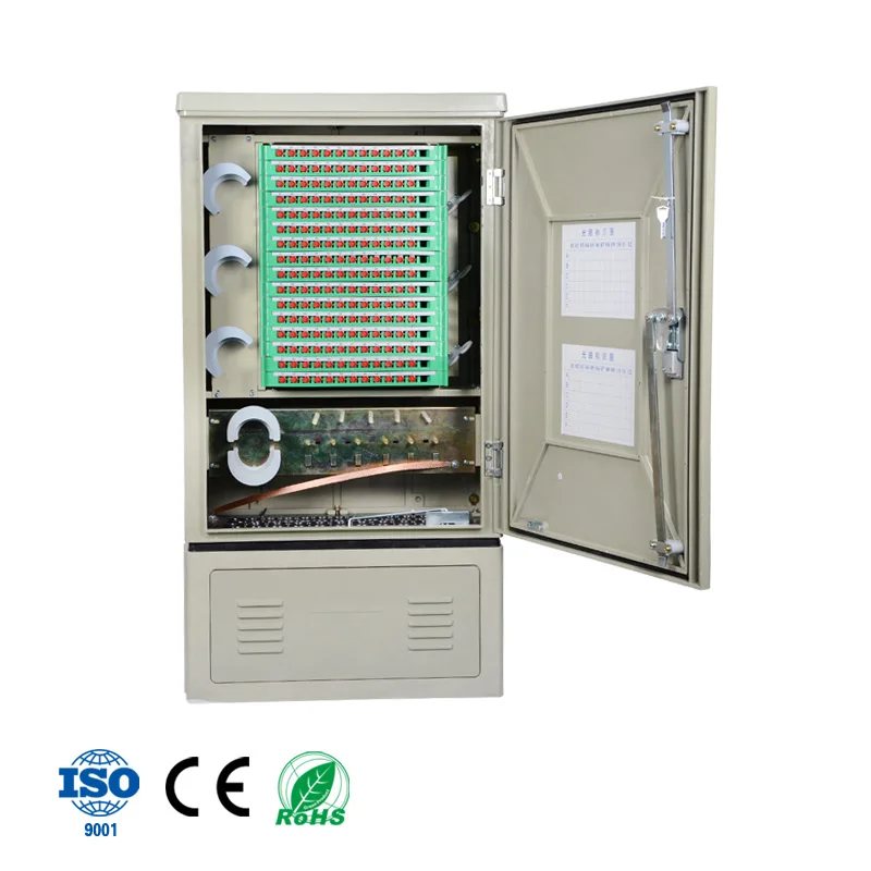 Fttb Odf 144 288 576 Core Smc Outdoor Fiber Optic Cabinet Cable Cross ...