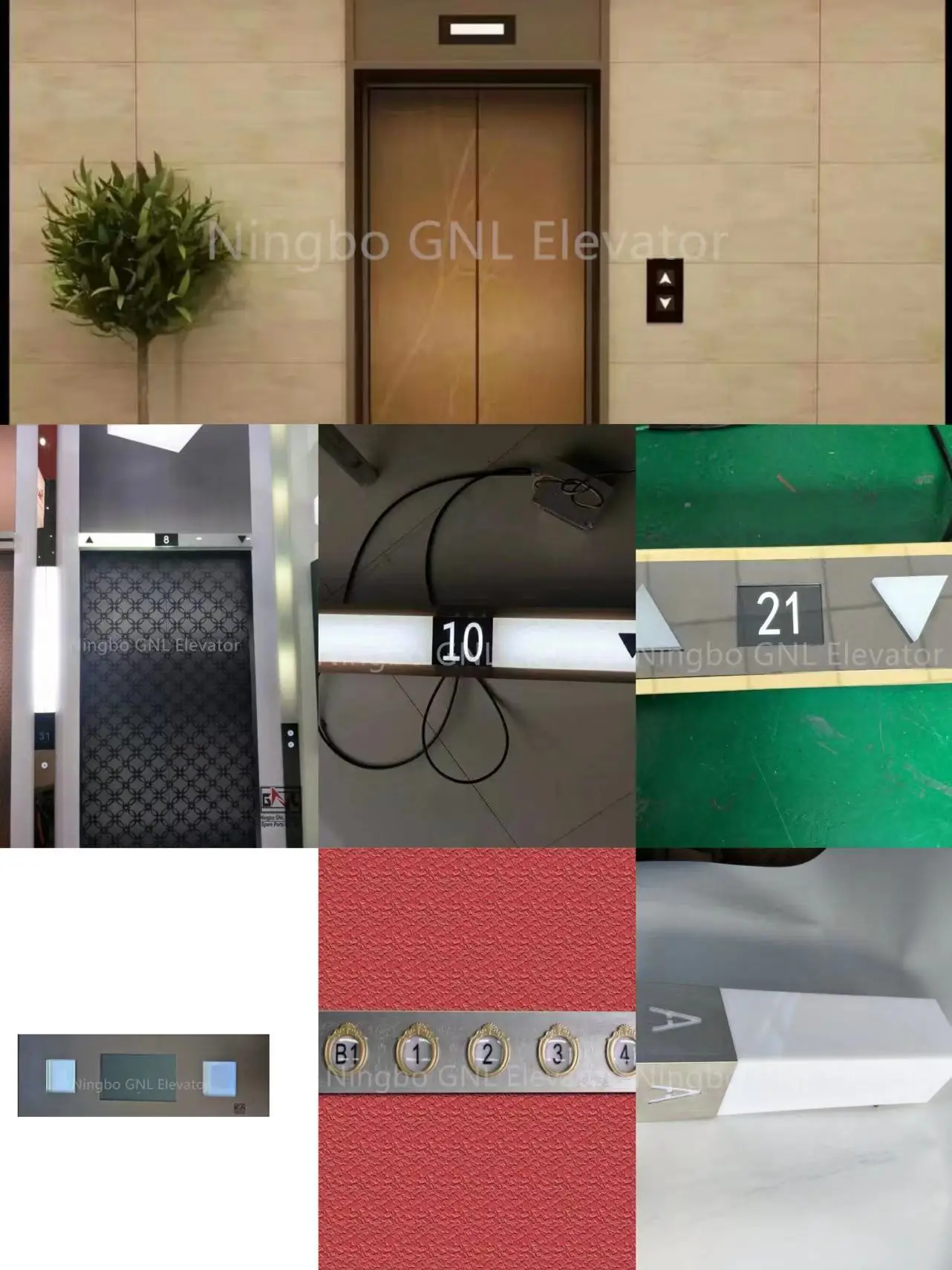 Customized Elevator Hall Lantern Floor Direction Indicator Arrival Lamp ...