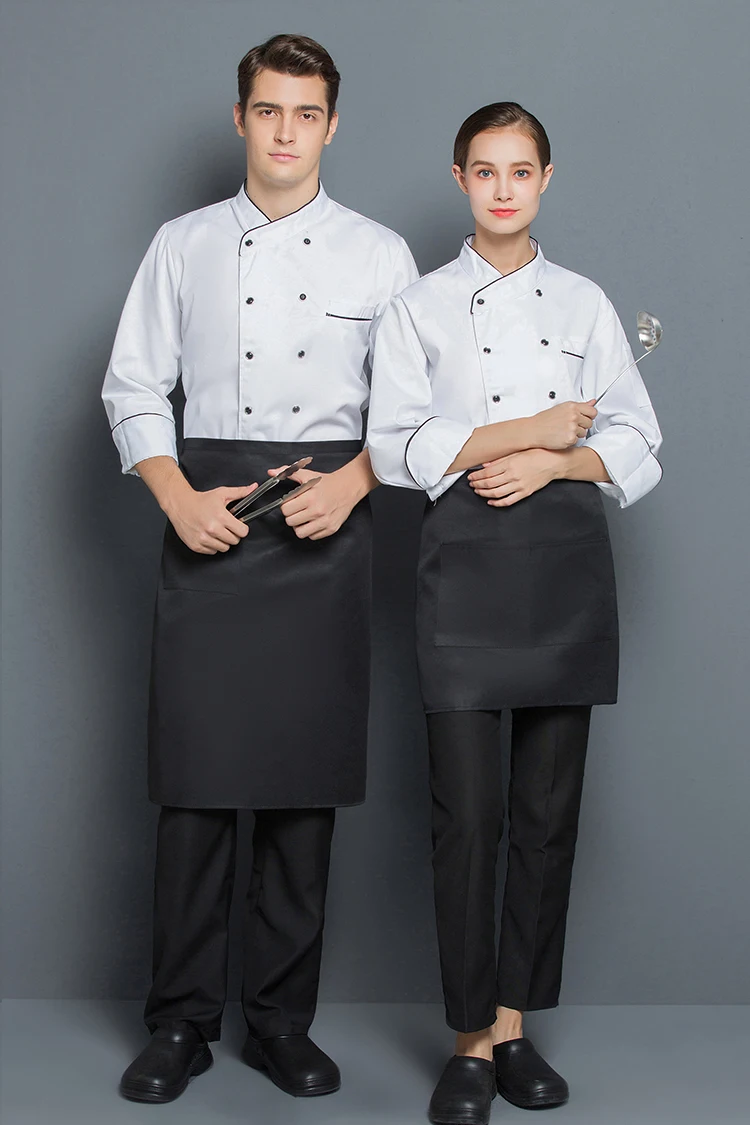 Custom Hotel Chef Uniforms with Embroidery Logos