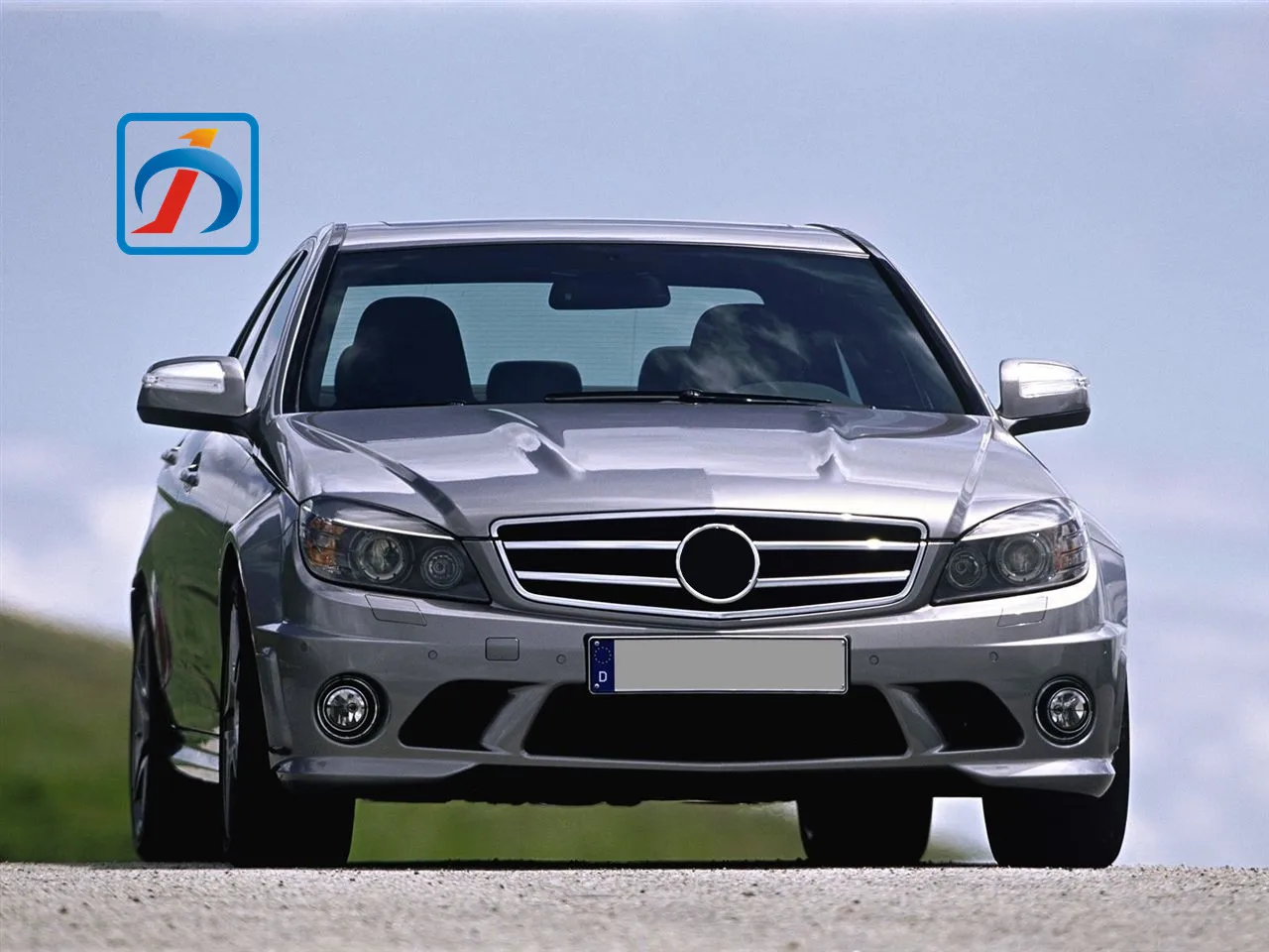 W204 C63 Body Kit 2008 2010 W204 Front Bumper Side Skirt Rear Bumper ...