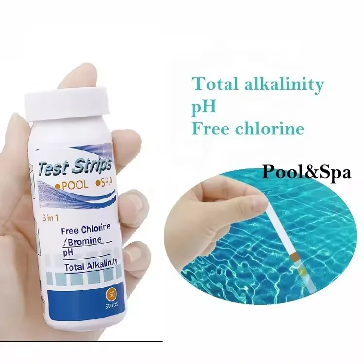 Pool Water Testing 3 in 1 - Free Chlorine, Ph & Alkalinity