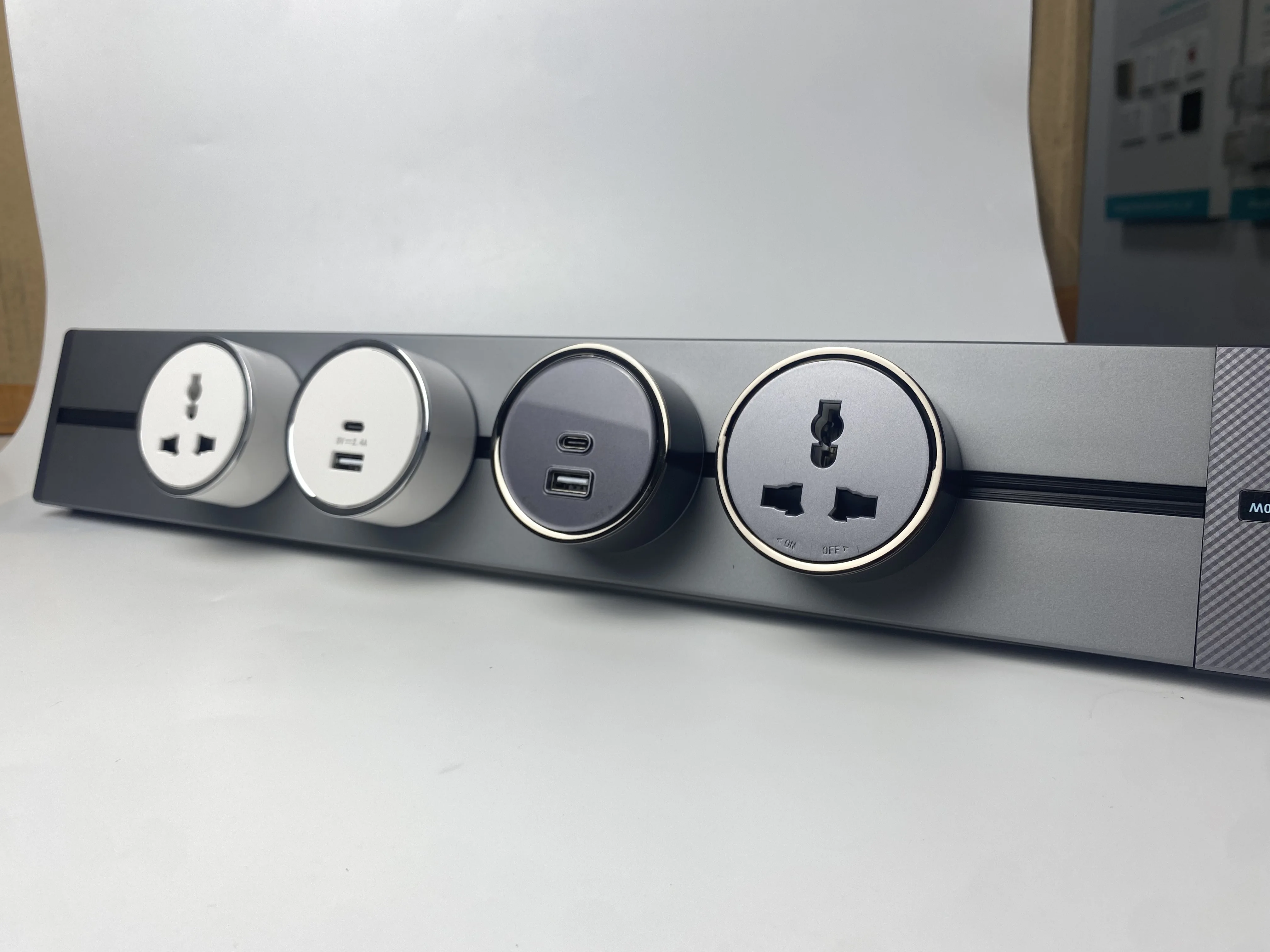 2023 Universal Office Desk Power Track Socket Electric Power Track ...