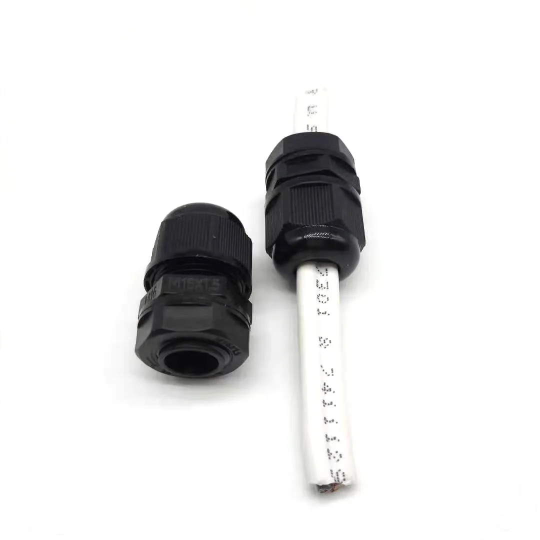 M25 Waterproof Nylon Plastic Cable Gland For Flat Cord - Buy Flat Cable ...