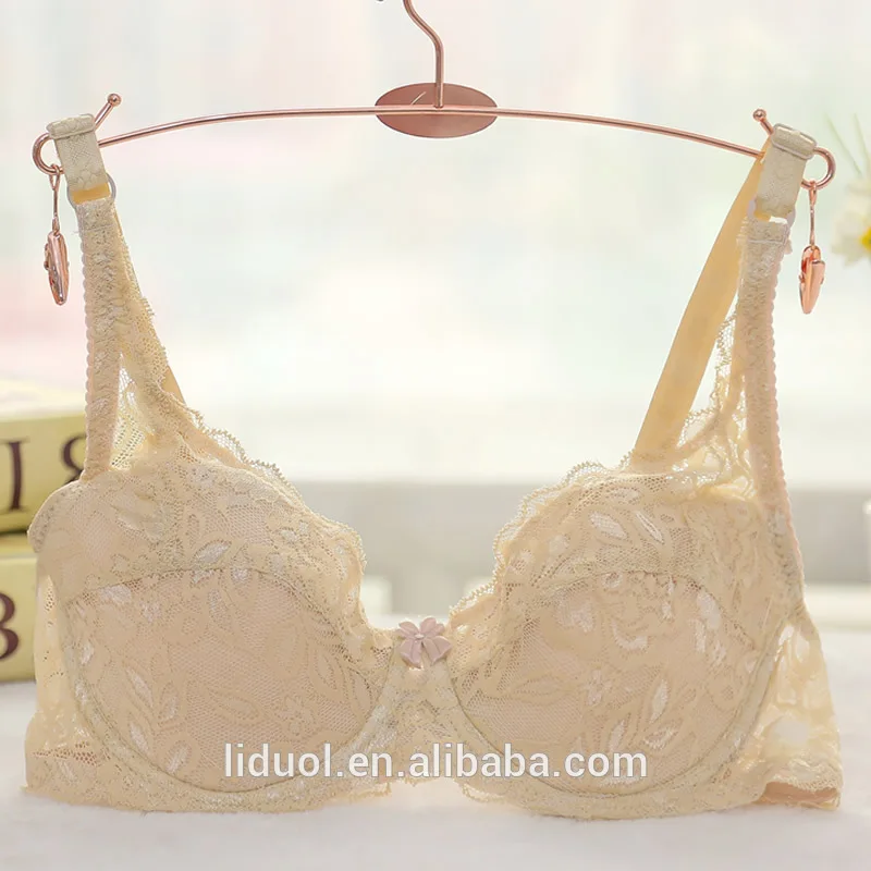 Fashion Women Sexy Lace Bra Deep V Push Up Brassiere Shaping Padded ...