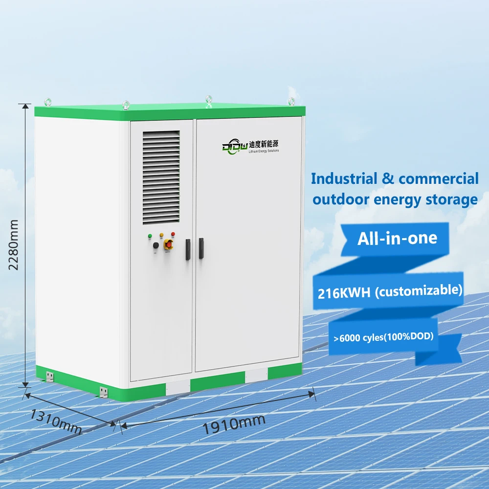 Commercial Battery Storage Solar Energy System 105kw 125kwh Solar ...