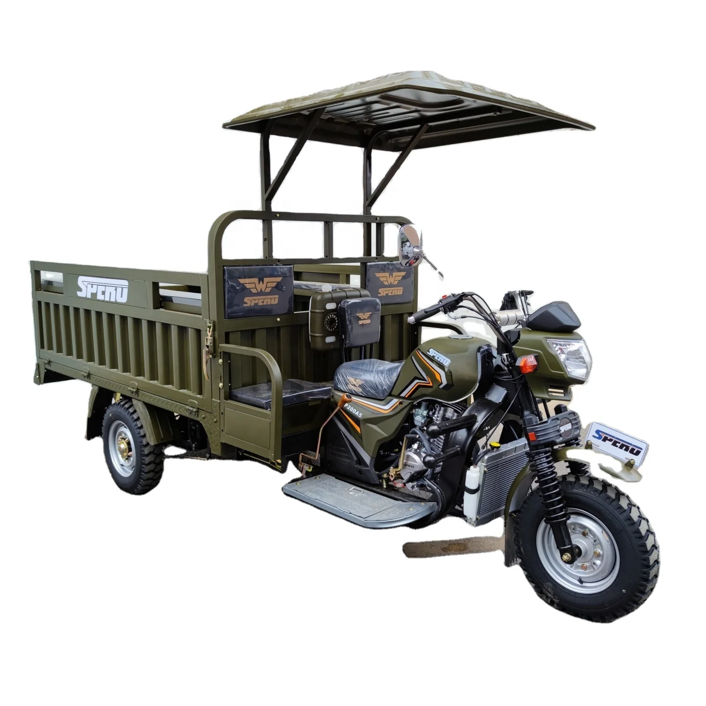 Strong Aboboyaa 200cc Cargo Tricycle with Bluetooth Stereo