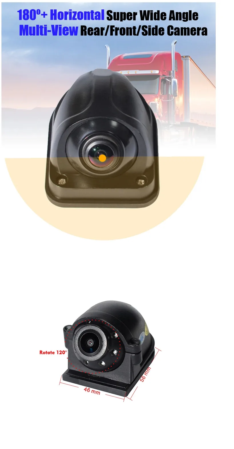 180 Camerass for Trucks - Wide Angle Rear View Solutions