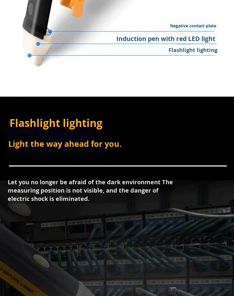 Induction Electric Test Pen Electrician's High Precision Breakpoint ...