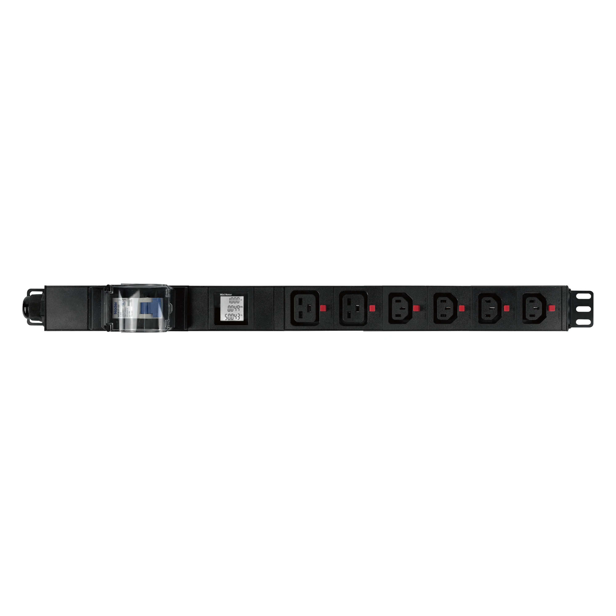 Orient PDU 30A Metered PDU 1U IEC C13 with LOCK Socket L6-30p