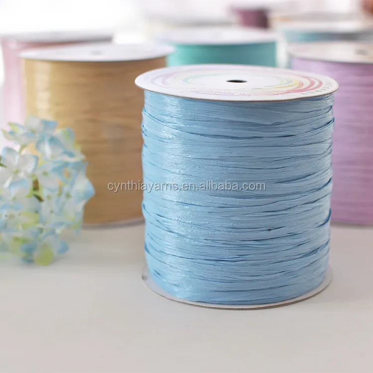Cynthia Shiny Raffia DIY Colorful Decoration Paper Raffia Yarn