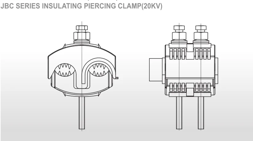 Phoenix JBC 240-240 20KV Cable Clamp - Best Insulation Piercing Connector
