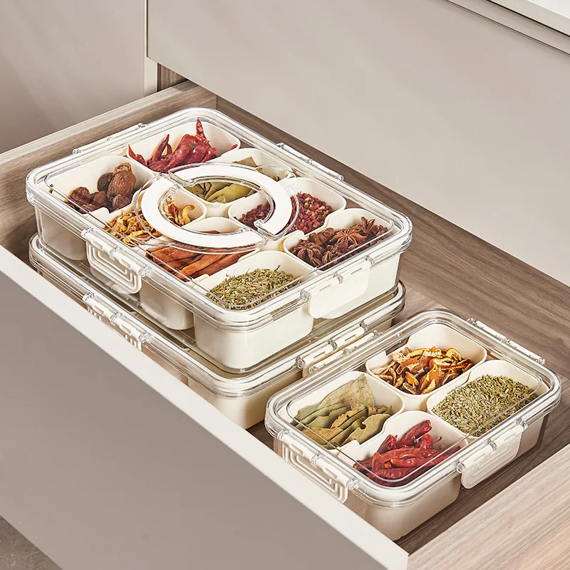 Multi Compartment Serving Tray - Divided Sugar Containers