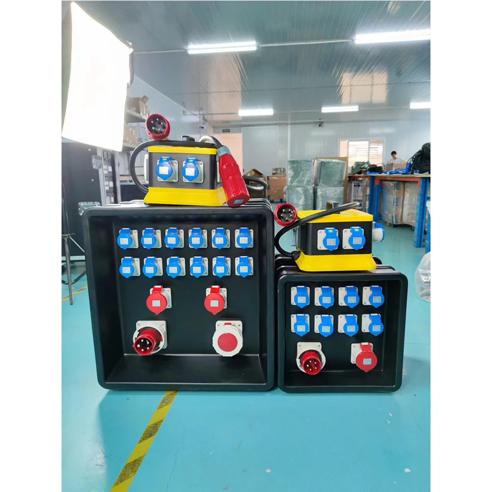 32A 3 Phase Input UK British Type Electrical Portable Outdoor Power ...