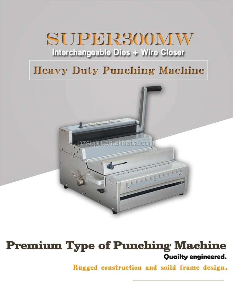 Elertic Heavy Duty Calendar Note Book Hole Punching Machine With Wire ...