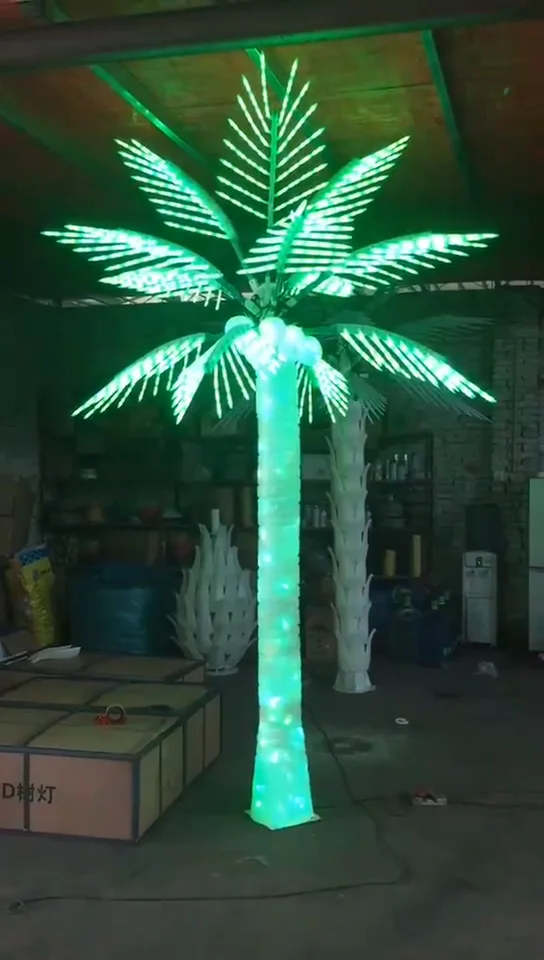 Christmas Lights Decorations Outdoor Led Rope Light Led Rgb Palm Tree ...
