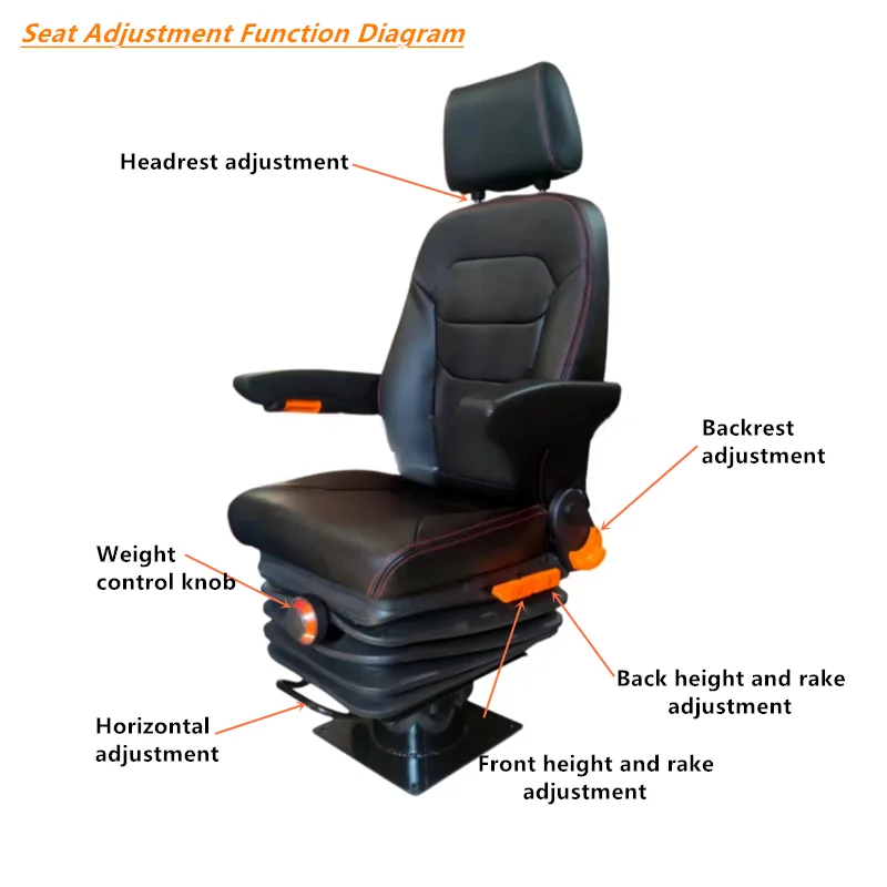 Universal Mechanical Suspension Truck Seat Bus Driver Seat Control ...