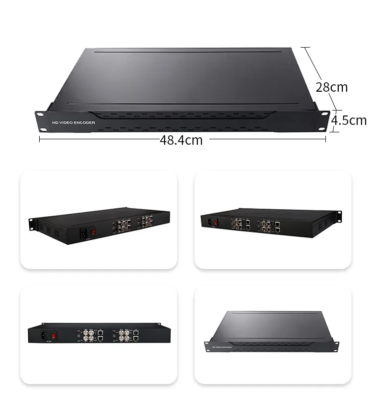 1U 4 Channel Rack-mounter H.265 RTMP RTSP HD/SD/3G SDI to IP Streaming Video Encoder| Alibaba.com