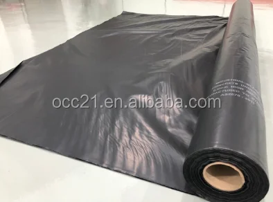 20' X 100' 6 Mil Clear Construction Film - Durable & Transparent