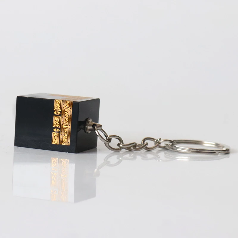 Wholesale Small Crystal Kaaba Keychains for Islamic Gifts