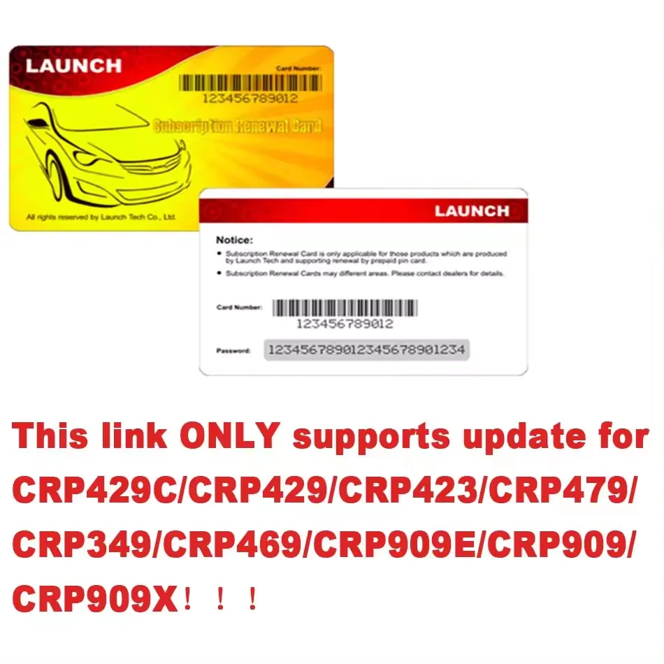 Launch X431 CRP429C Professional Diagnostic Tool & Update Card ODM