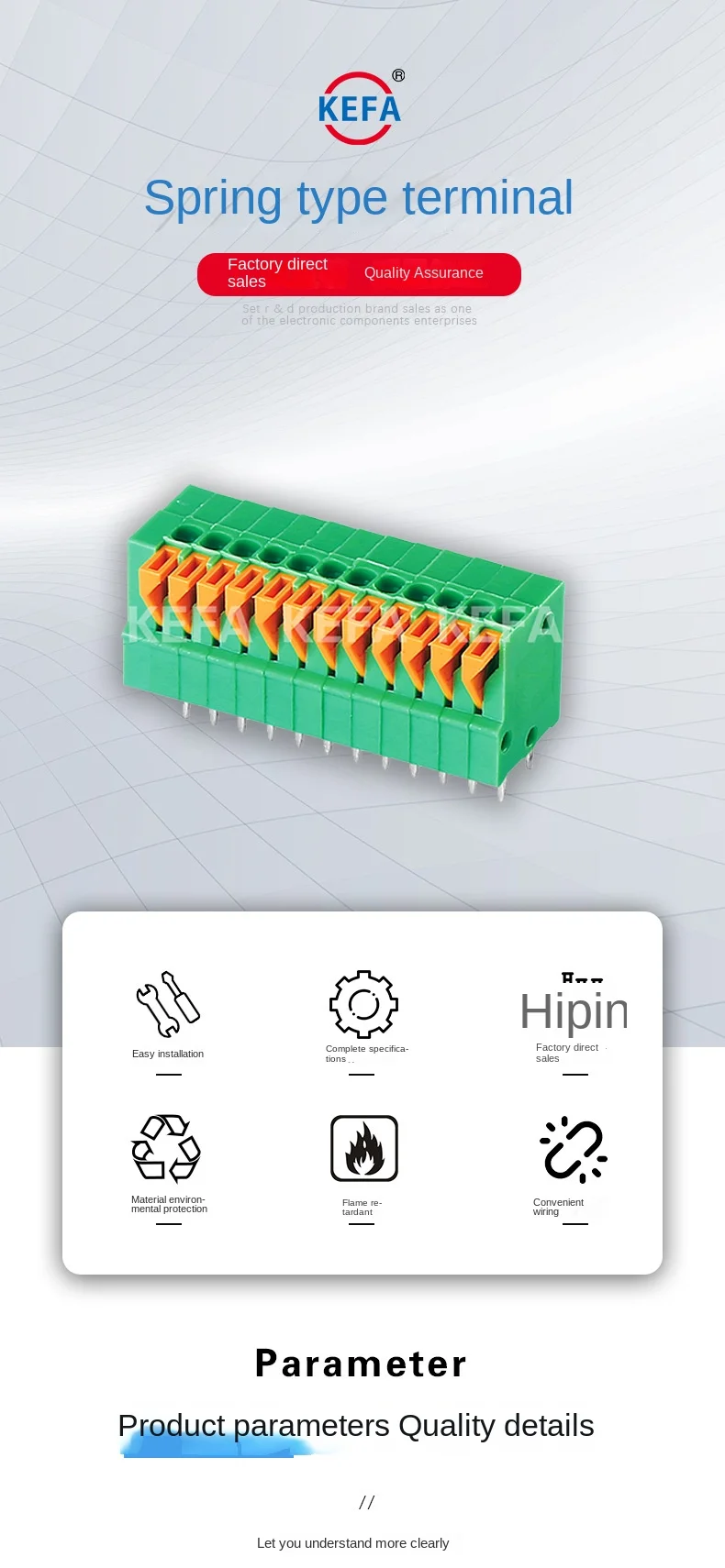 Pcb Wire to Board Connector KF141V-2.54-Brass Tin Plated 2.54mm Pitch ...