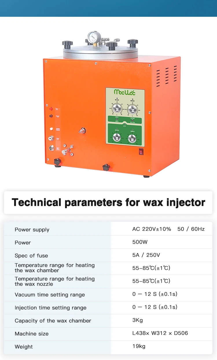 Jewelry Tool Wax Mold Injection Machine Digital Vacuum Wax Injector,Wax ...