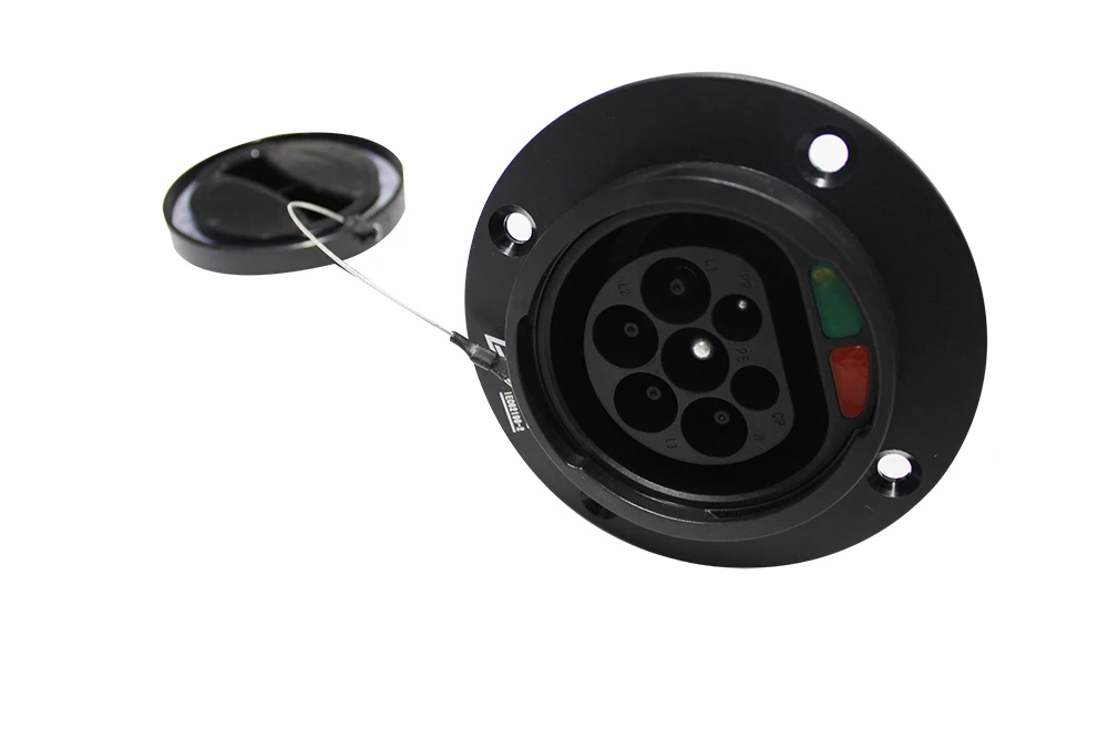 Duosida Iec 62196 Type 2 Male Socket Car Side - Buy Type 2 Male Socket ...