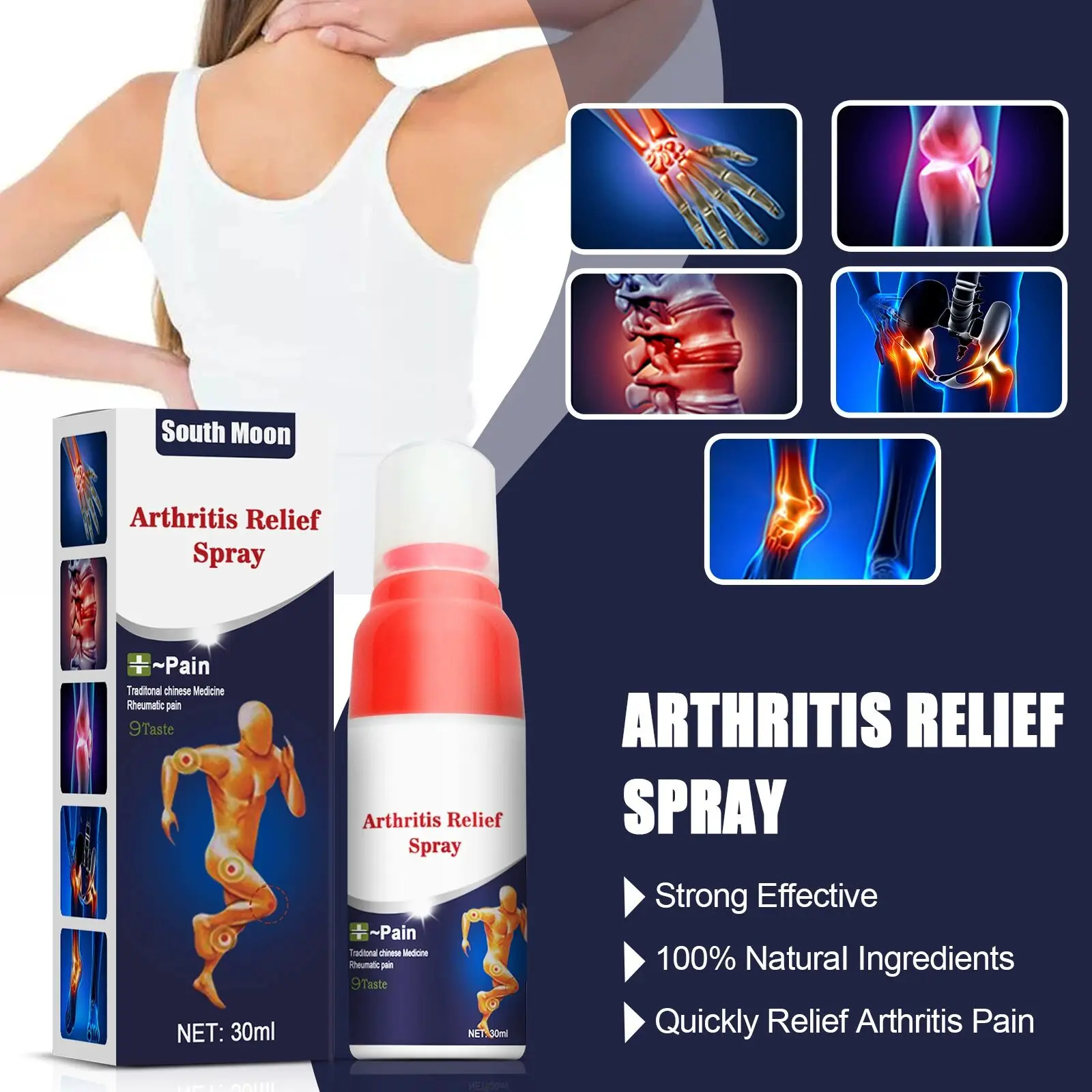 Tiger Shoulder Pain Orthopedic Back Muscle Knee Pain Relief Spray ...