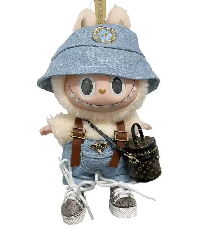 HOT Labubu Dodgers Jersey Outfit with Cherry Blossom Labubu Clothes ...