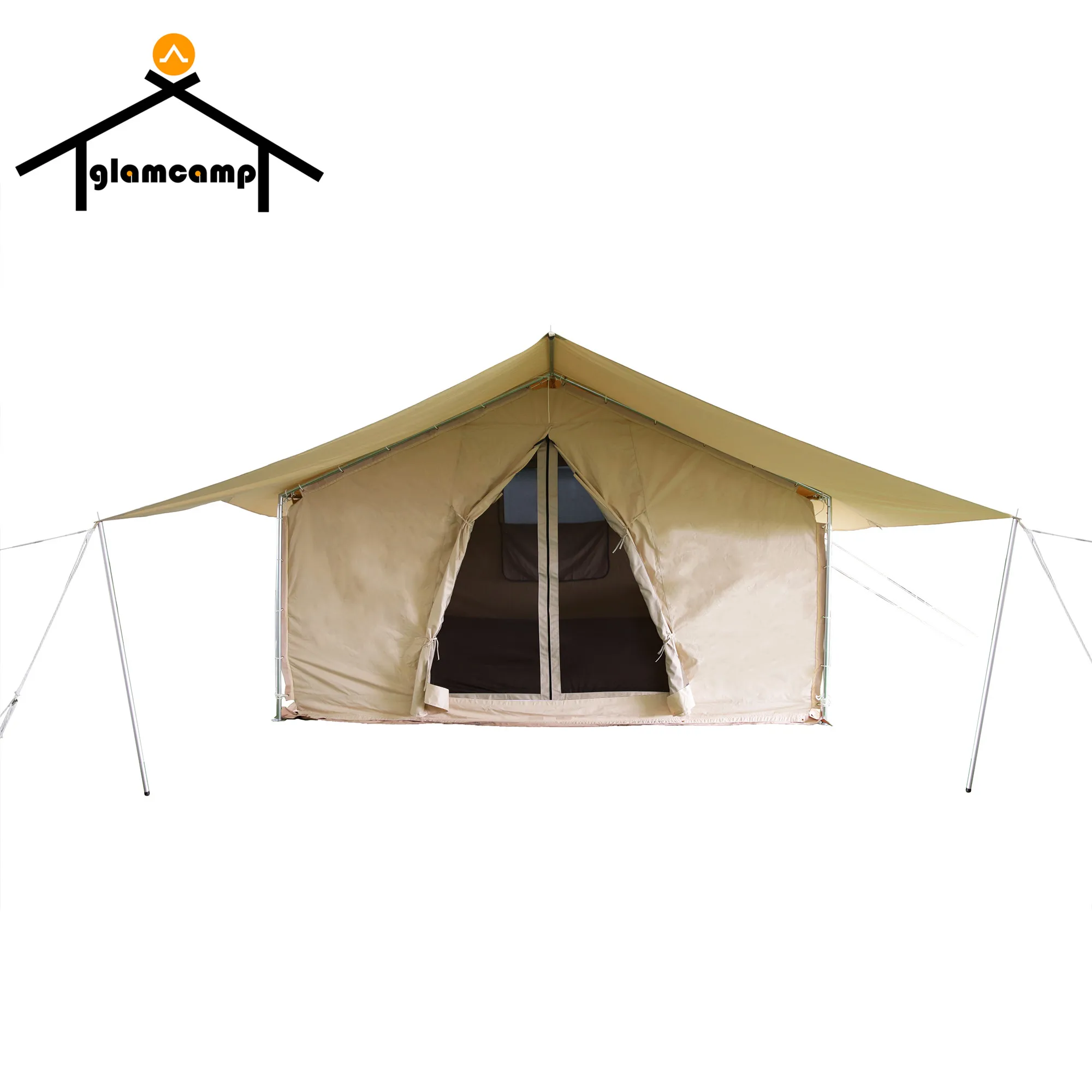 Sophisticated Technologies Large Event Canvas Fabric 2 Man Lodge Tents ...