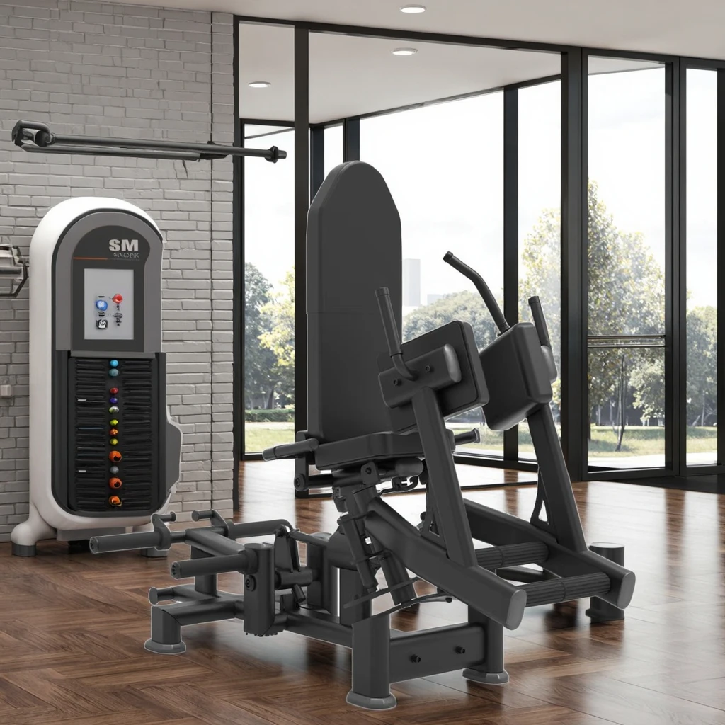 Medium Loader Leg Press Steel 3D Fitness Equipment Hip Abductor ...