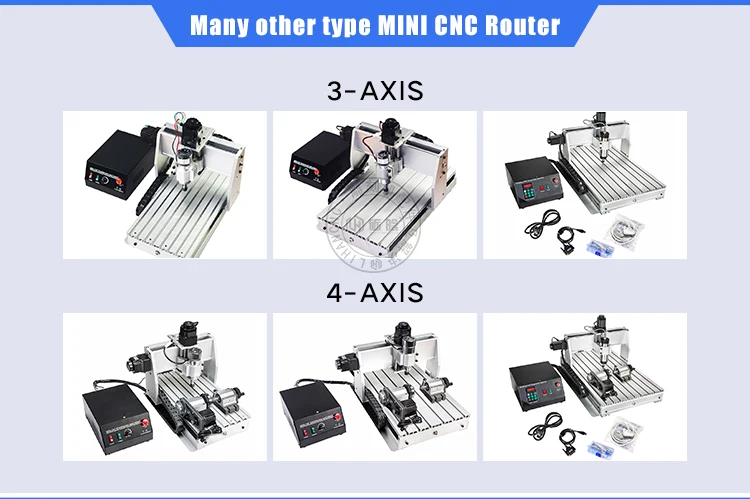 DIY CNC Router 3 Axis 3040 - Mini Desktop Milling Machine