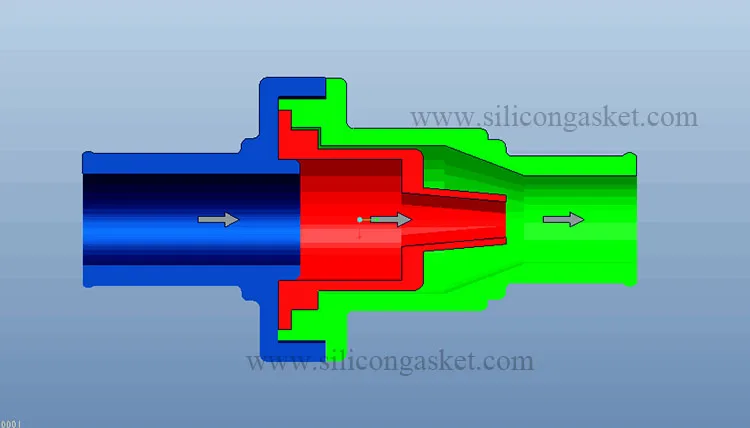 Custom Silicone One Way Vacuum Flow Control Valve