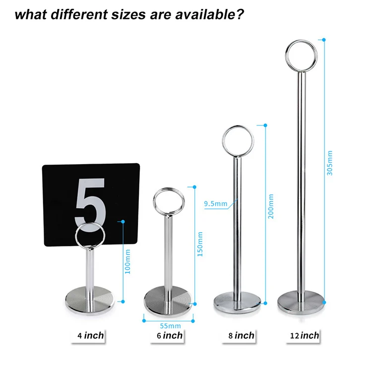 Sturdy Table Number Holders - Perfect for Weddings & Events