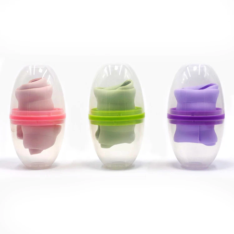 New 2 Pieces E-zip Silicone Straw Set Easy Cleaning Reusable Split ...